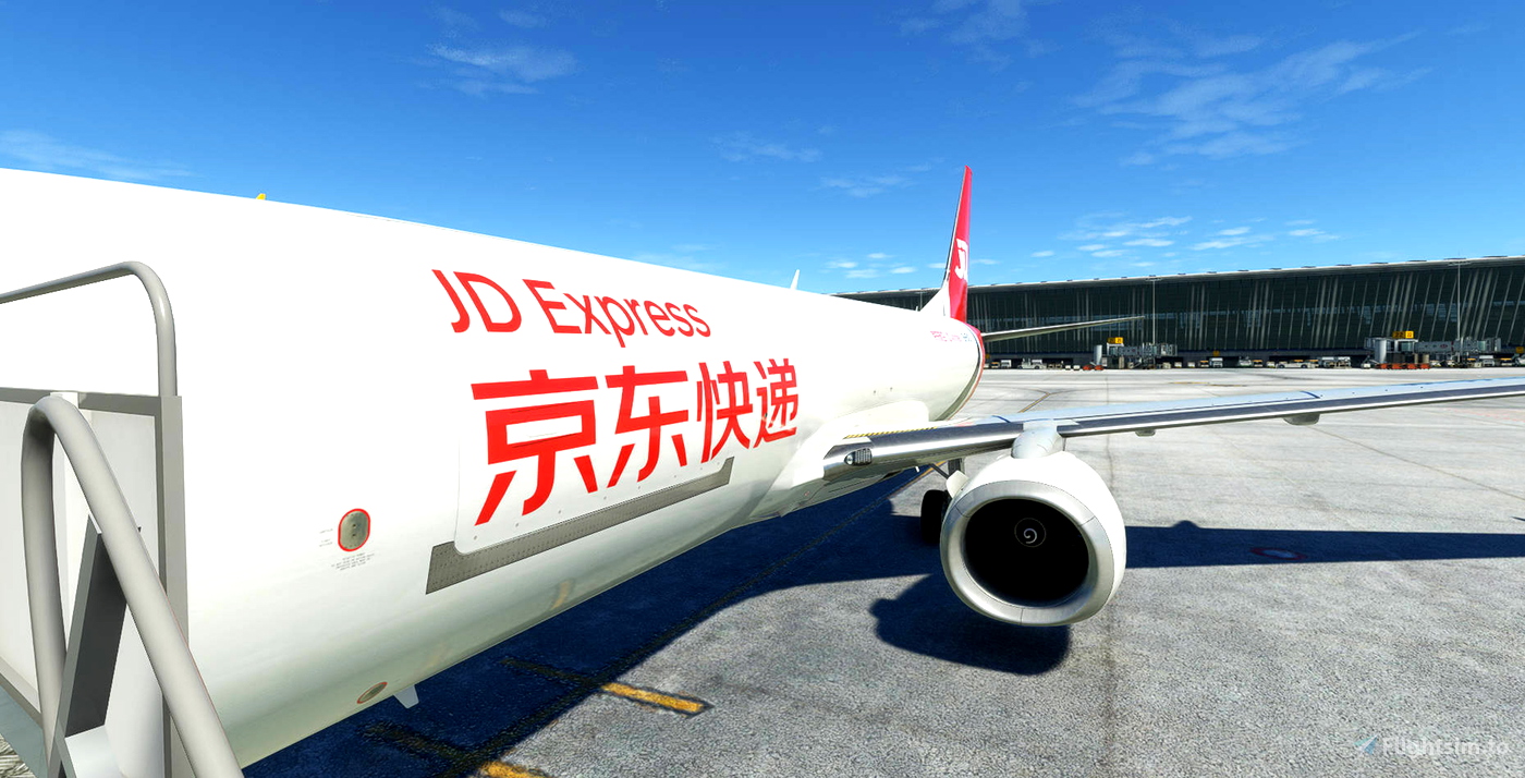 [Livery] PMDG 737-800BCF JingDong Express (B-5113 - 2022) for Microsoft ...