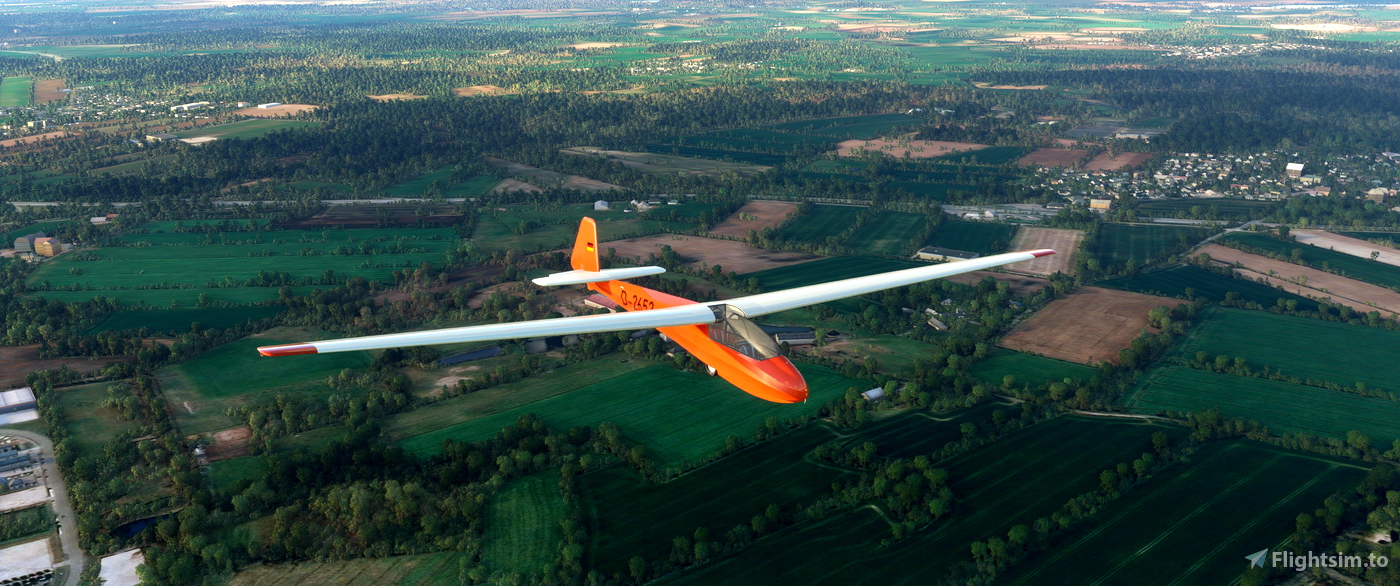 Livery Schleicher K7 D-2652 for Microsoft Flight Simulator | MSFS