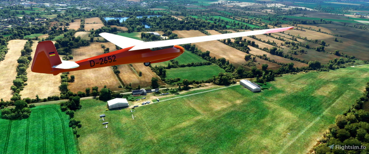 Livery Schleicher K7 D-2652 for Microsoft Flight Simulator | MSFS