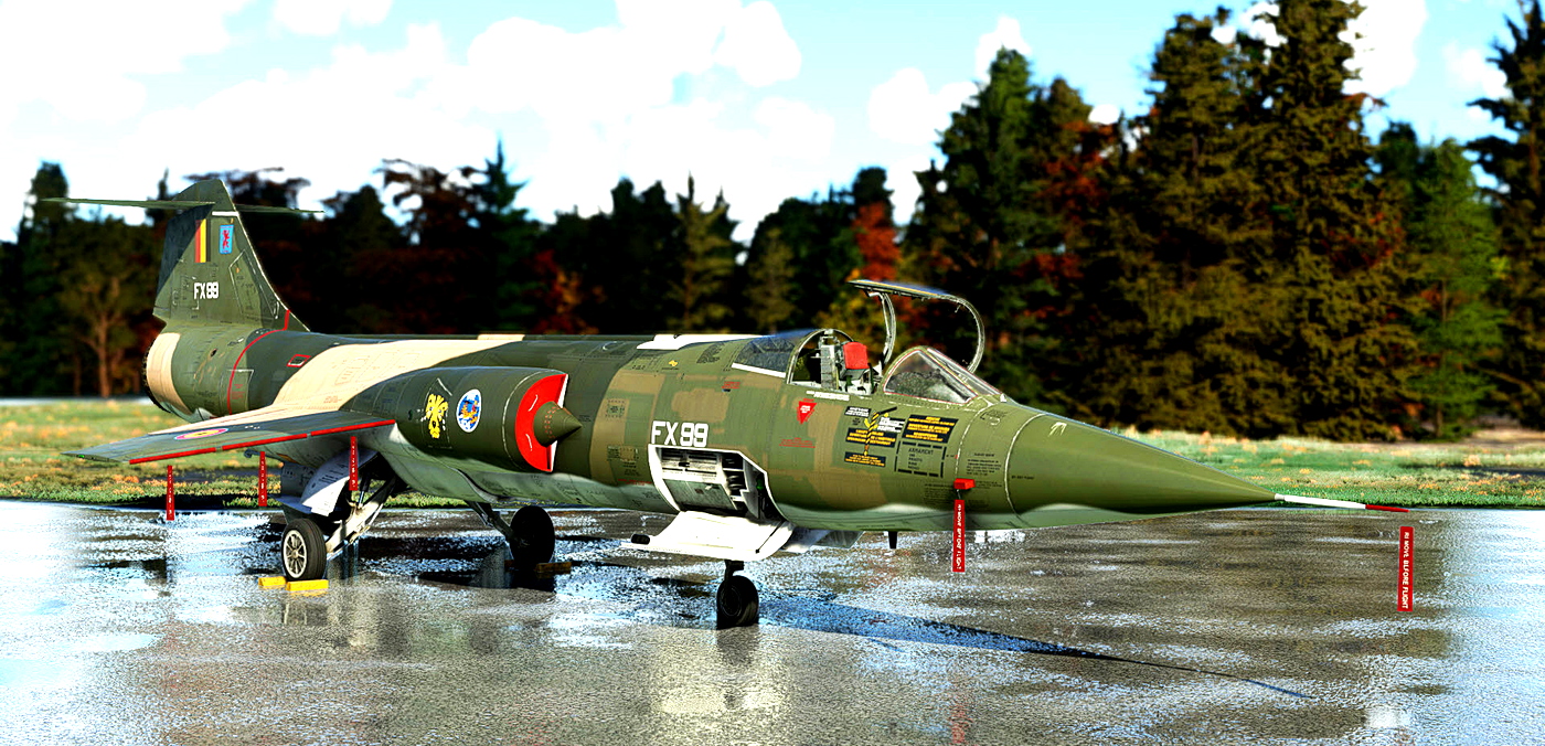 Lockheed F-104G - Pack of 2 liveries for FX99 in 1983. pour Microsoft ...