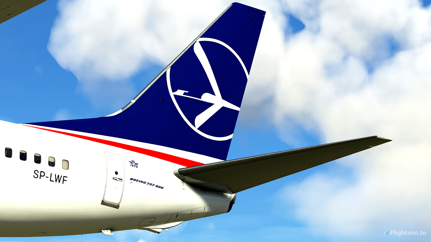 LOT Polish Airlines - SP-LWF I PMDG 737-800 for Microsoft Flight ...