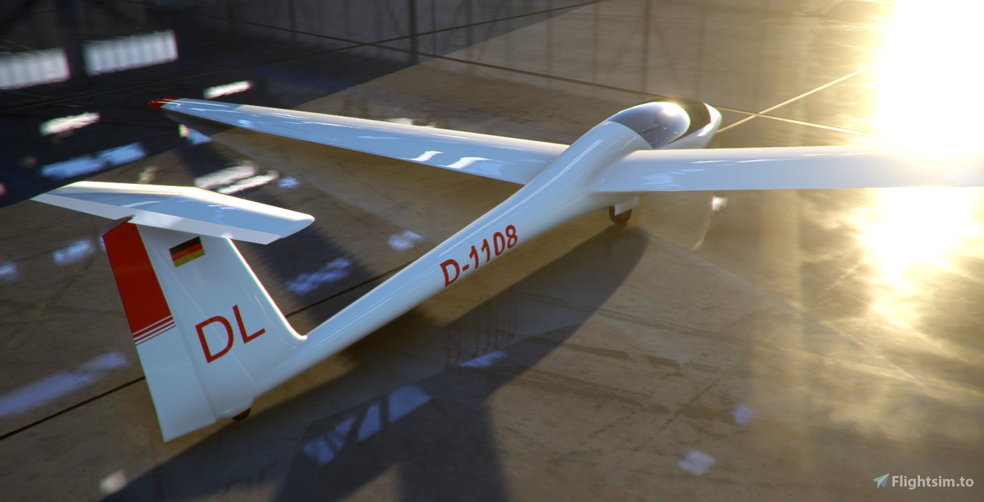 LS4 livery D-1108 voor Microsoft Flight Simulator | MSFS