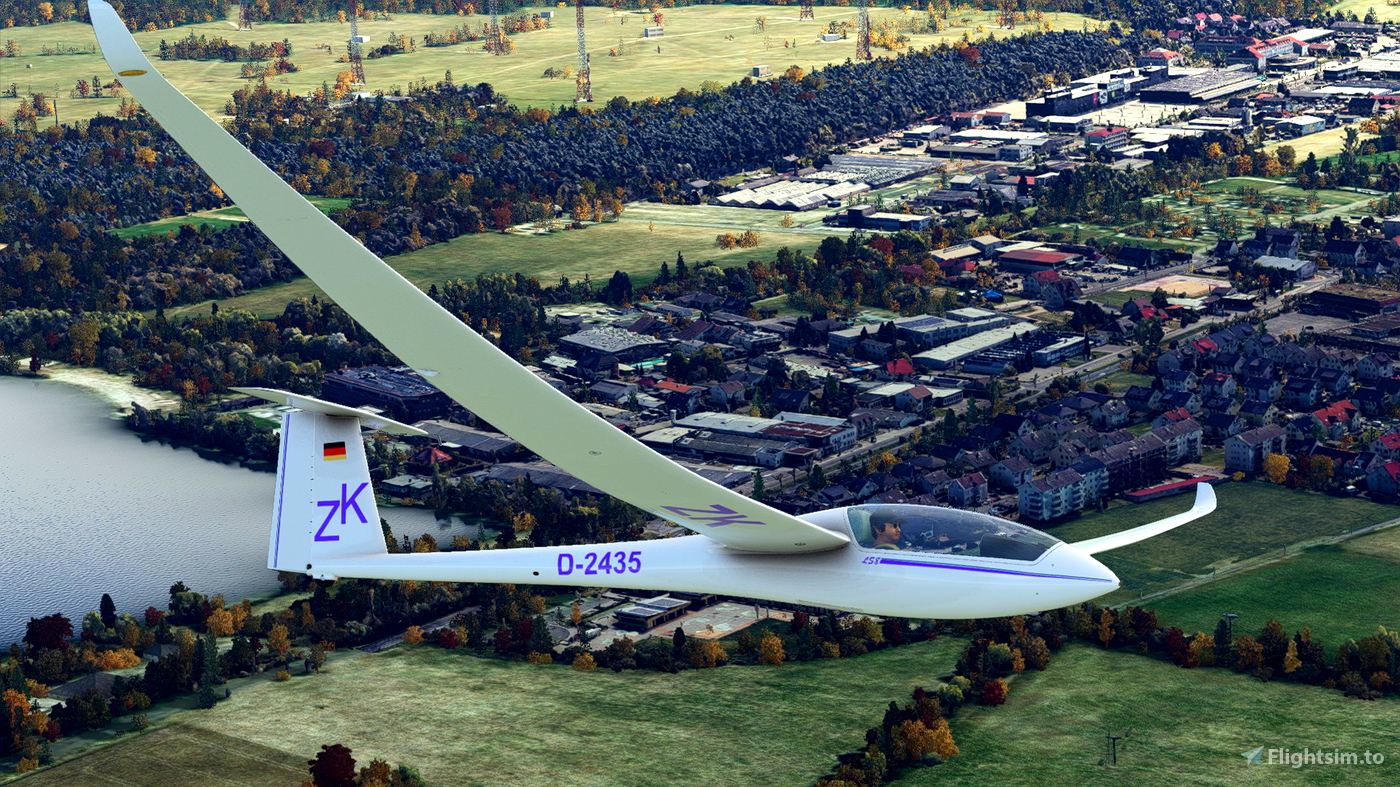 LS8-18 livery D-2435 ZK pour Microsoft Flight Simulator | MSFS