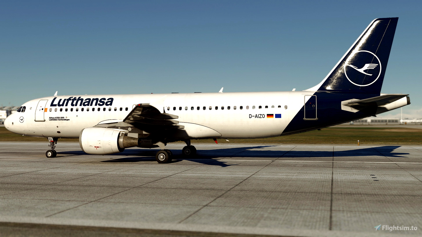 Lufthansa (NEW LIVERY) - D-AIZO I Fenix A320 I 8K for Microsoft Flight ...