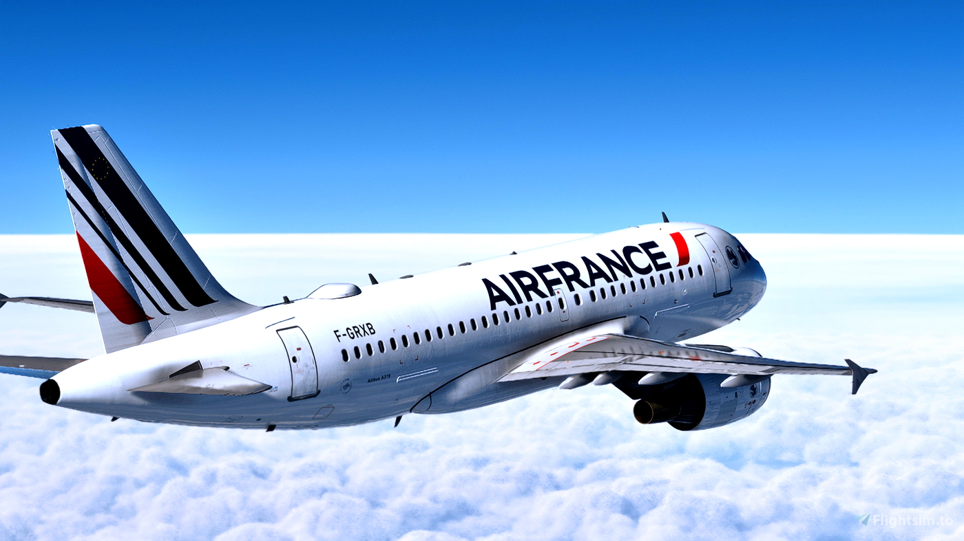 LVFR a319-111 Air France new livery FBW compatibility for Microsoft ...