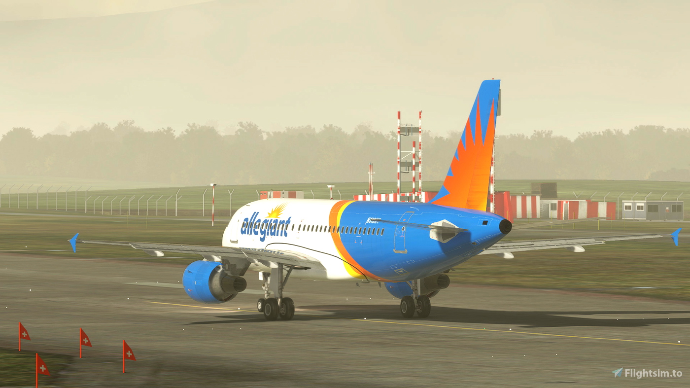LVFR a319-111 allegiant N333NV FBW compatibility for Microsoft Flight Simulator | MSFS