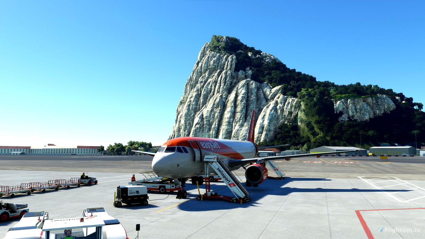 LXGB Gibraltar GSX custom profile for Microsoft Flight Simulator | MSFS
