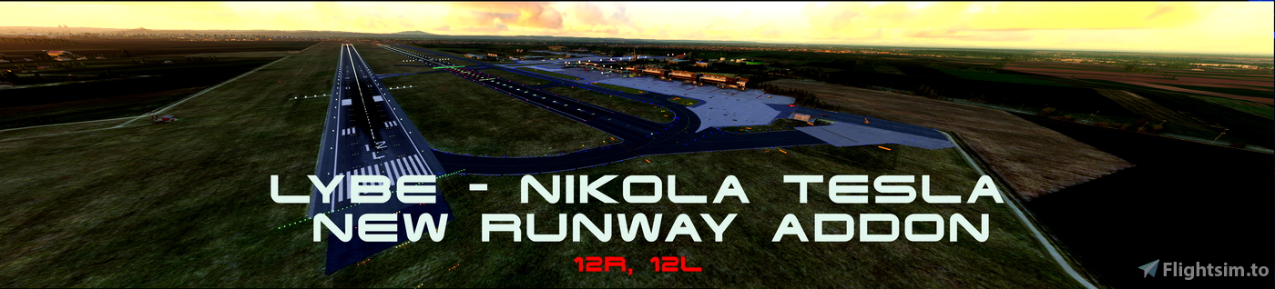 LYBE - Nikola Tesla - Belgrade, Serbia -2 runways addon scenery v001.5 ...