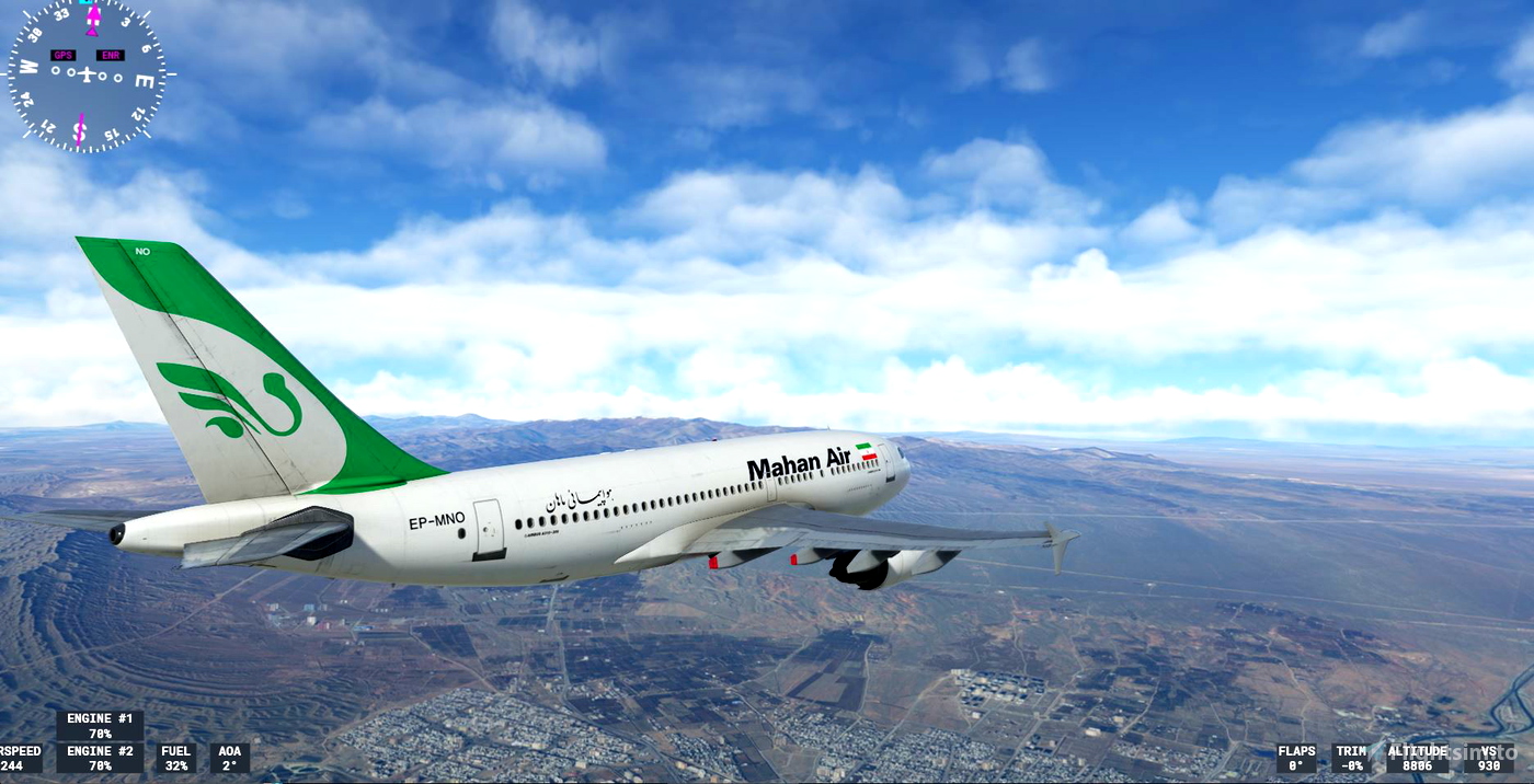 Mahan Air A310 - EP-MNO (Still flying today) for Microsoft Flight ...