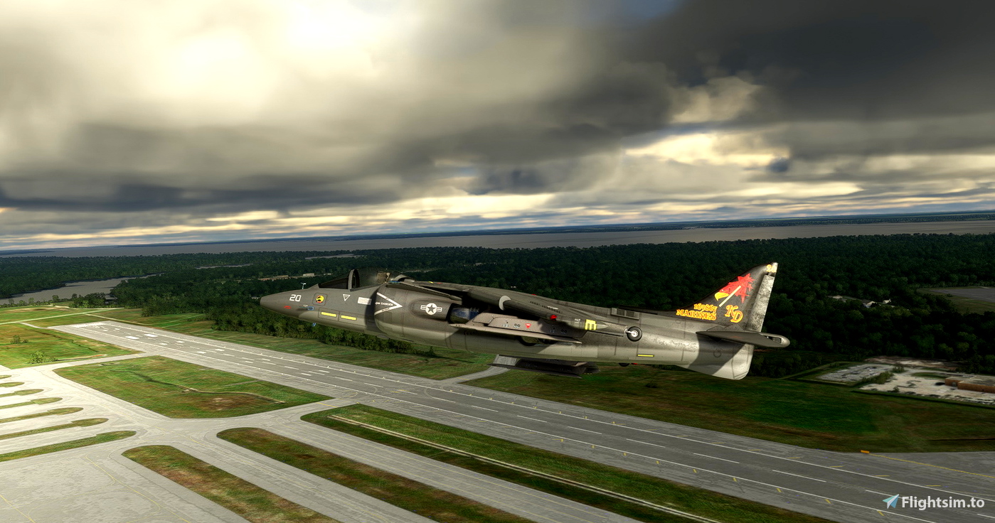 McDonnell Douglas AV-8B Harrier II USMC VMAT-203 pro Microsoft Flight ...