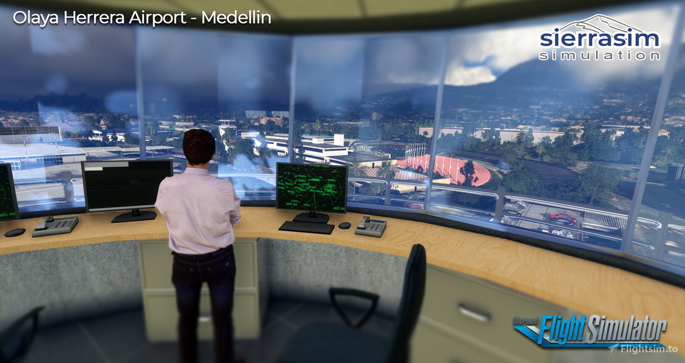 Sierrasim Simulation - SKMD - Olaya Herrera Airport - Medellin for Microsoft Flight Simulator | MSFS