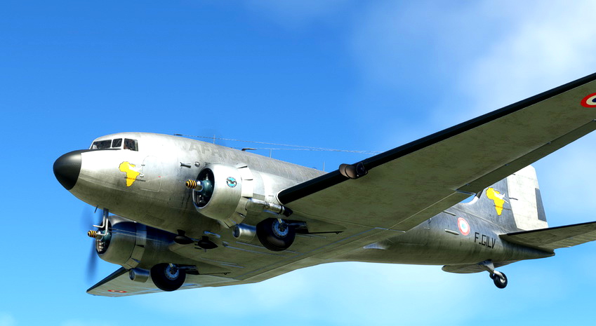 MF_C47B_F-GILV for Microsoft Flight Simulator | MSFS