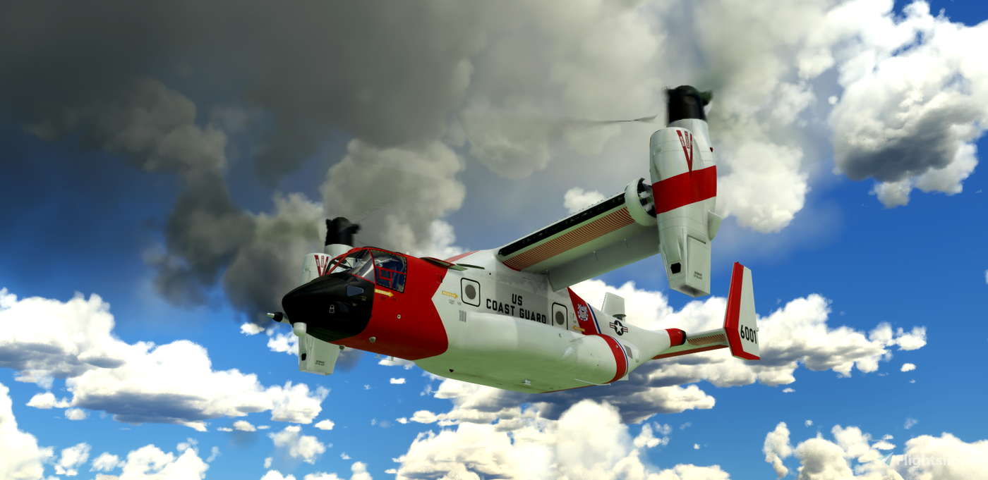 Miltechsimulations MV22B-Osprey US Coast Guard Livery for Microsoft ...