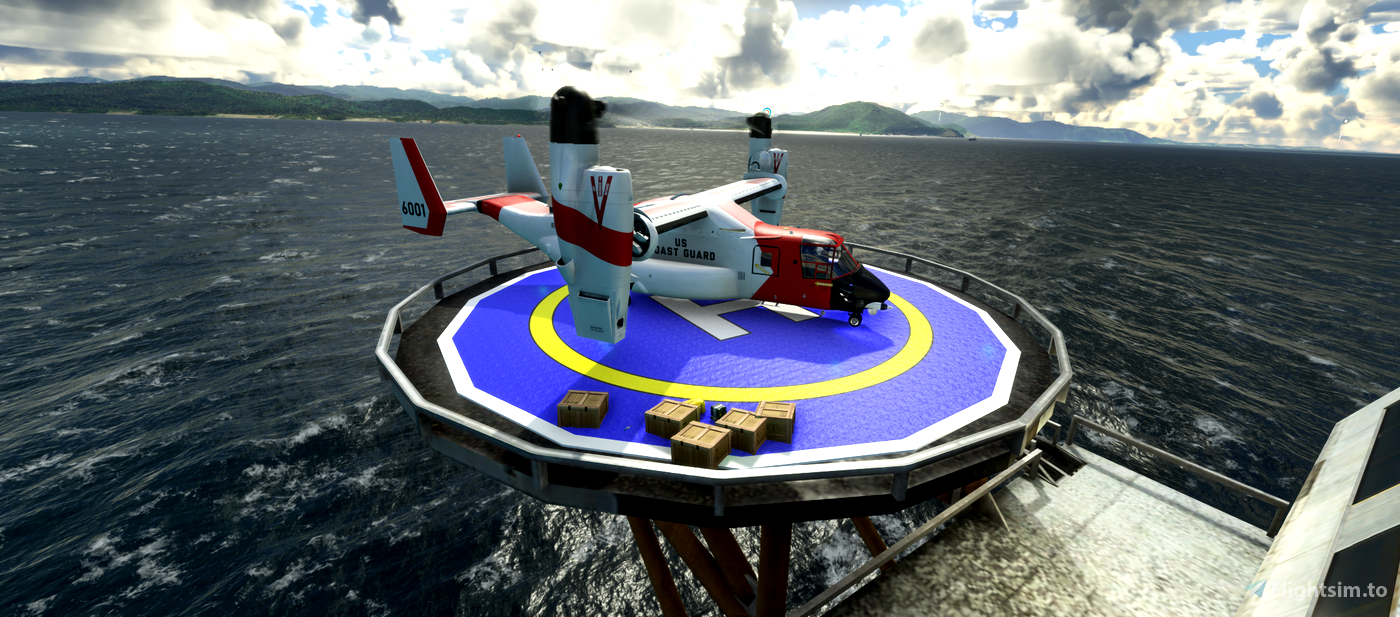 Miltechsimulations MV22B-Osprey US Coast Guard Livery for Microsoft ...
