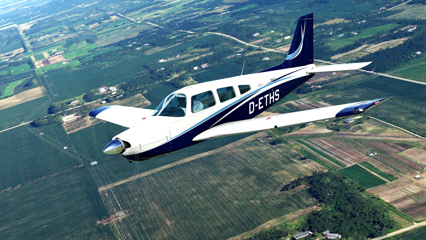 Modern Blue Livery for Carenado Piper Arrow III for Microsoft Flight ...