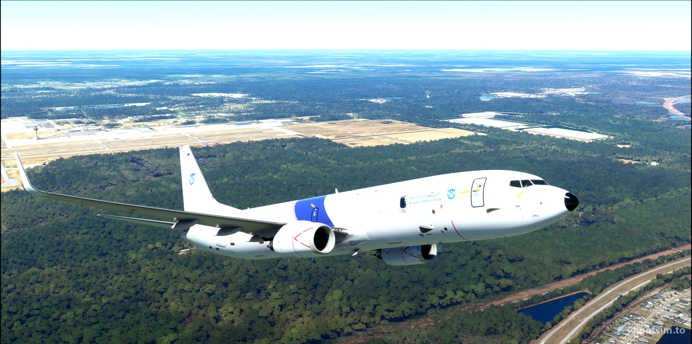 MSFS 2020 PMDG 737-800 P-8A of the Dept of Homeland Security, Customs ...