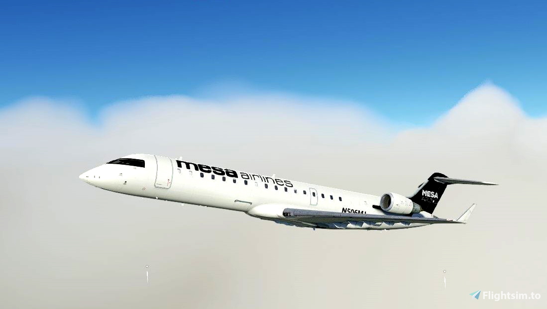 MESA Airlines MSFS2020/FSX CRJ700 conversion Livery for Microsoft ...
