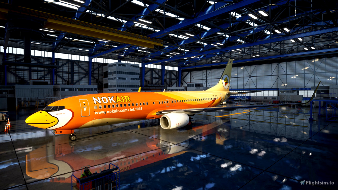 [PMDG 737-800] Nok Air Liveries for Microsoft Flight Simulator | MSFS