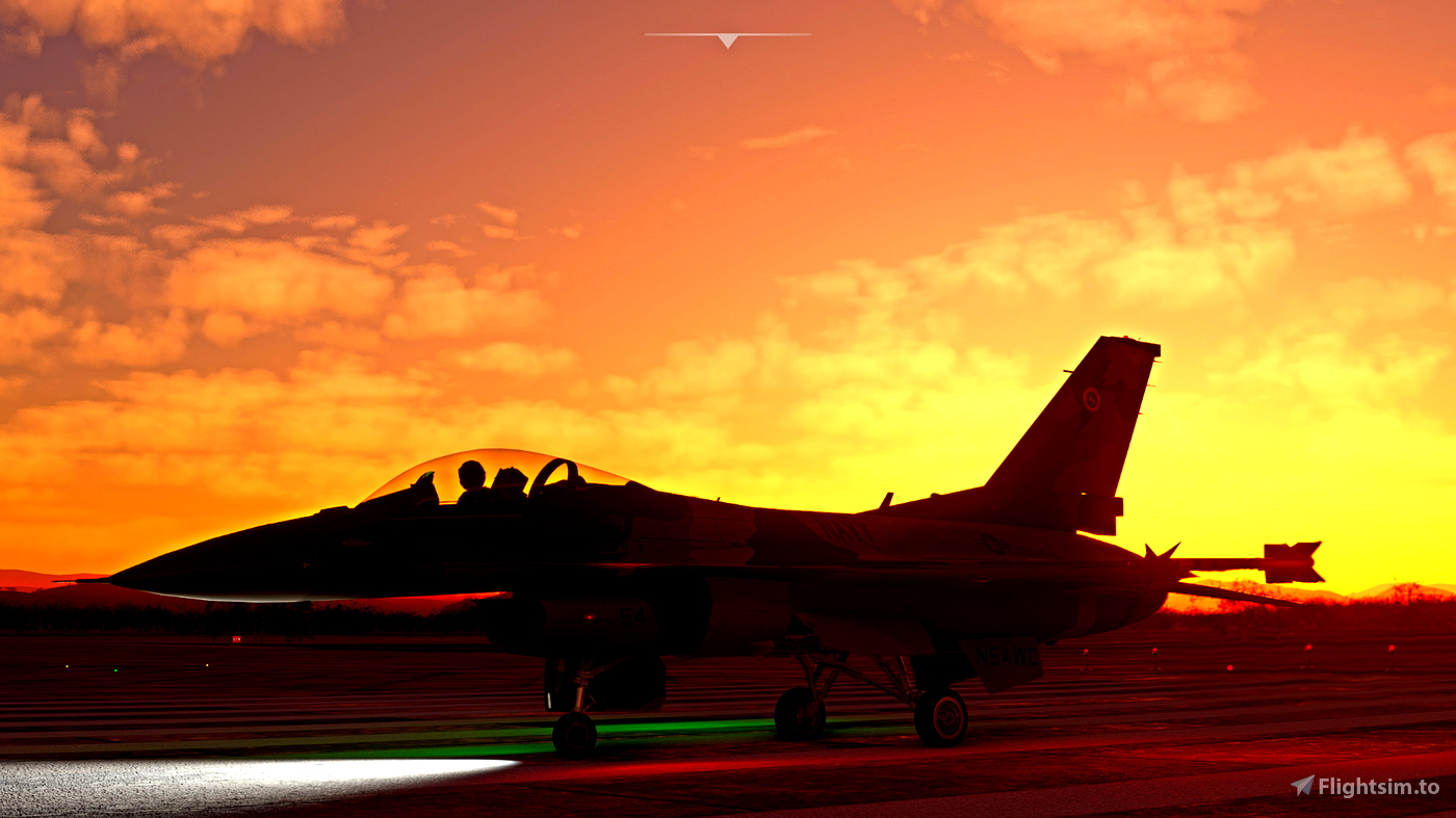 NSAWC F-16 054 for Microsoft Flight Simulator | MSFS