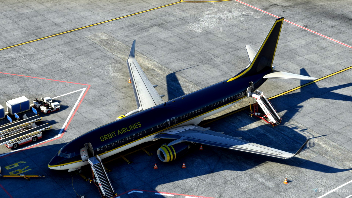Orbit Airlines 737-800 N738OA PMDG (FS2004 livery) for Microsoft Flight ...