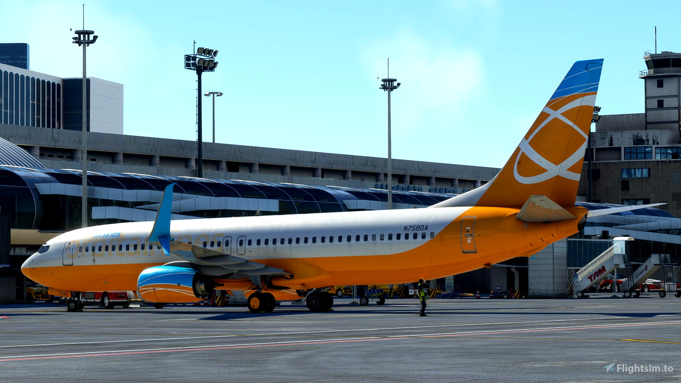 Orbit Airlines 737-800 N758OA PMDG (FSX livery) for Microsoft Flight ...