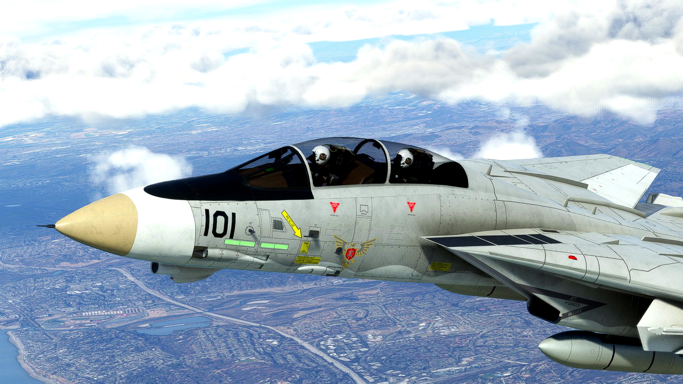 Outcasts Warbird Friday Livery for the DC Designs F-14B pro Microsoft ...