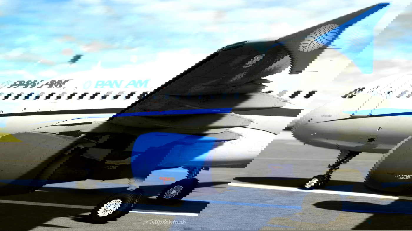 Pan Am 2023 Fictional Livery (Fenix A320) para Microsoft Flight Simulator | MSFS