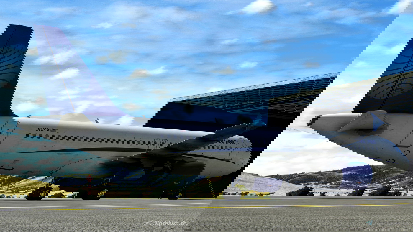 Pan Am 2023 Fictional Livery (Fenix A320) para Microsoft Flight Simulator | MSFS