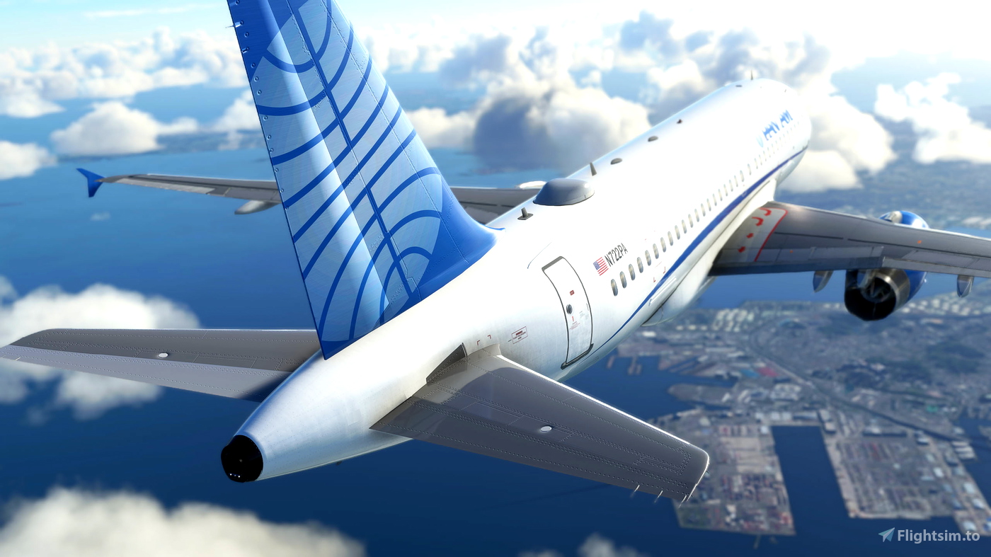 Pan Am 2023 Fictional Livery (LatinVFR A319ceo CFM and IAE) for Microsoft Flight Simulator | MSFS