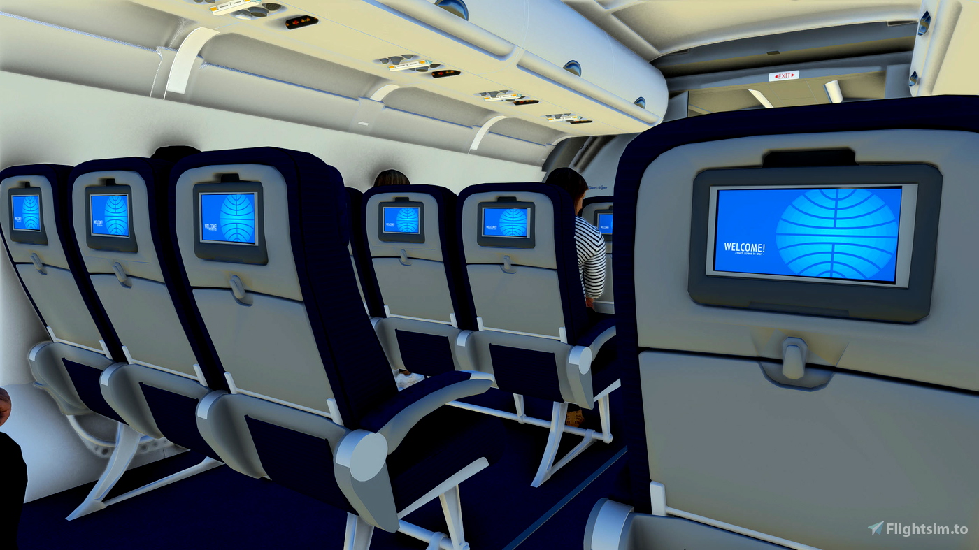 Pan Am 2023 Fictional Livery (LatinVFR A321neo series) for Microsoft Flight Simulator | MSFS