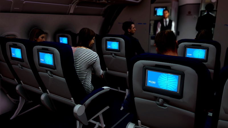 Pan Am 2023 Fictional Livery (LatinVFR A321neo series) for Microsoft Flight Simulator | MSFS