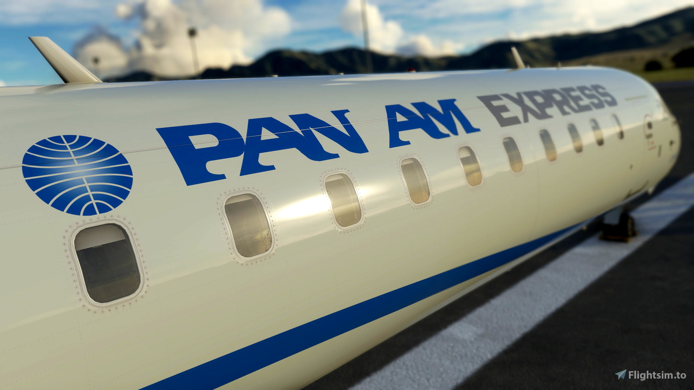Pan Am Express 2023 Livery (Aerosoft CRJ-1000) for Microsoft Flight ...