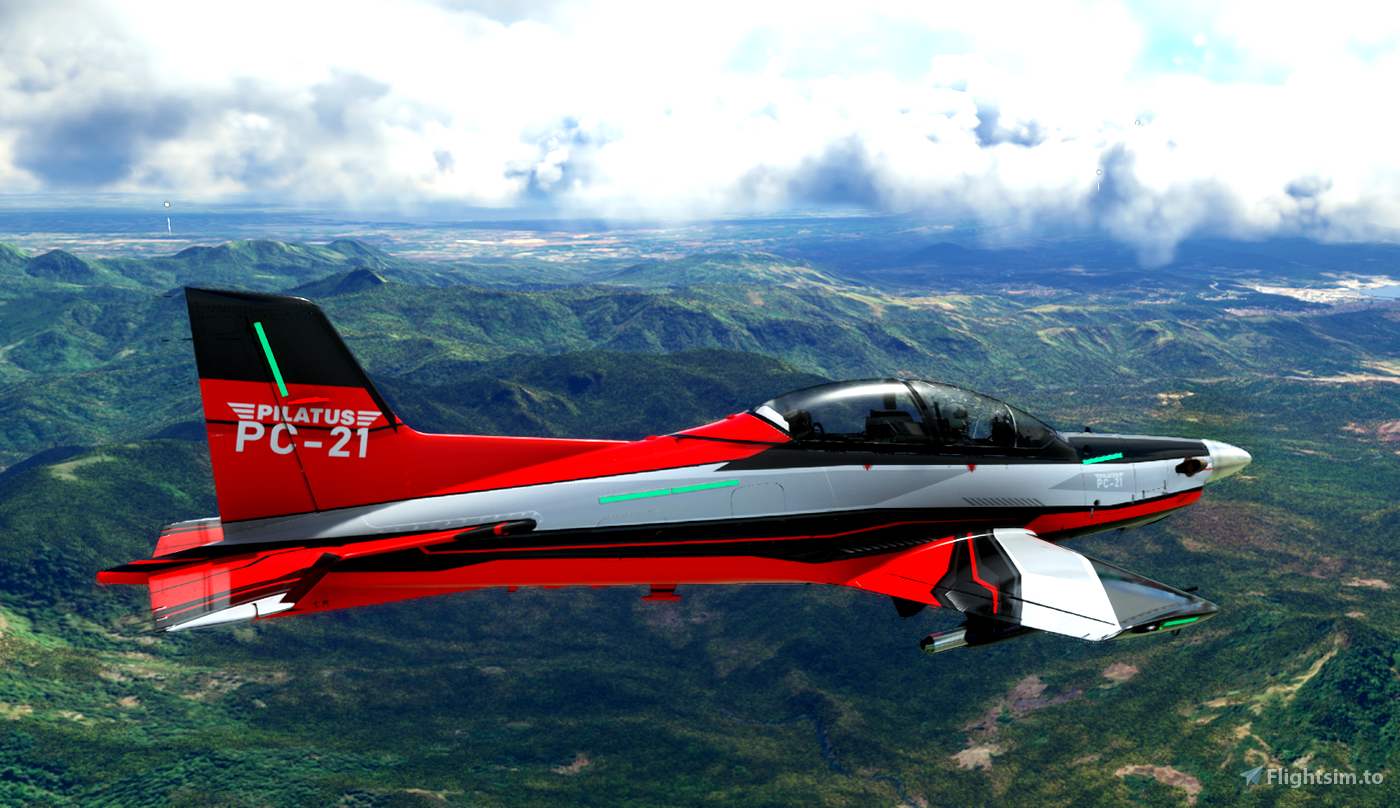 PILATUS PC-21 FICTIONAL LIVERY für Microsoft Flight Simulator | MSFS