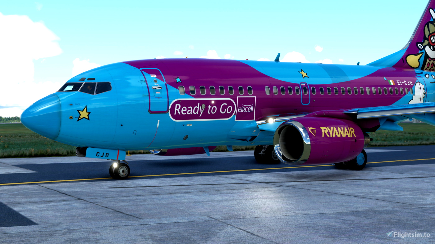 PMDG 737-600 (Ryanair Eircell Special EI-CJD) for Microsoft Flight ...