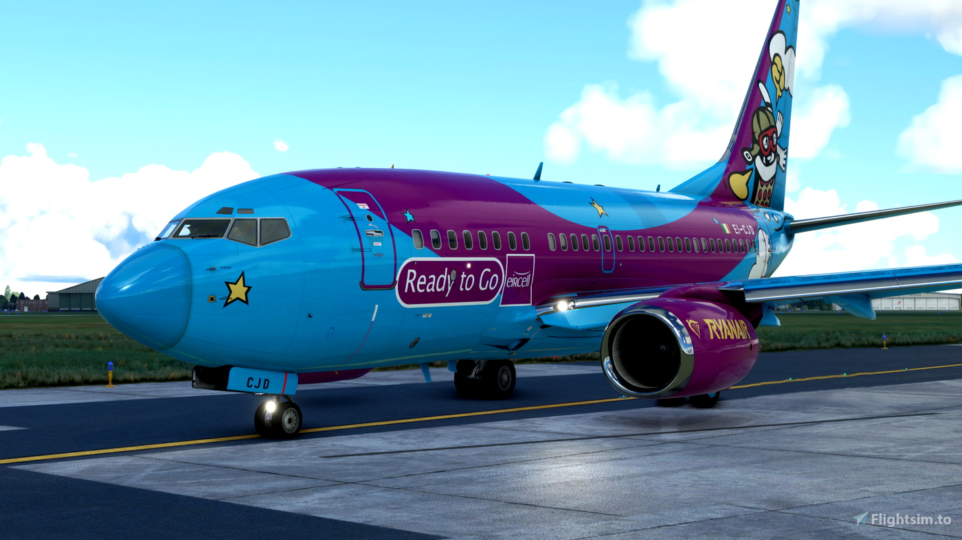 PMDG 737-600 (Ryanair Eircell Special EI-CJD) for Microsoft Flight ...