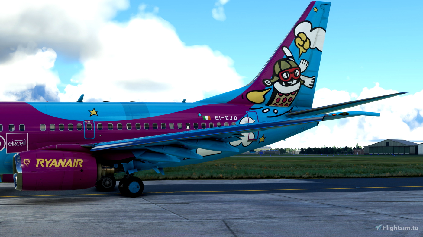 PMDG 737-600 (Ryanair Eircell Special EI-CJD) for Microsoft Flight ...