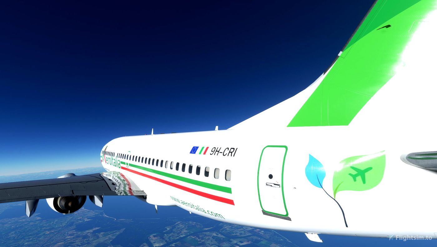 Aeroitalia (9H-CRI) w/Interiors & Eyebrow for Microsoft Flight ...