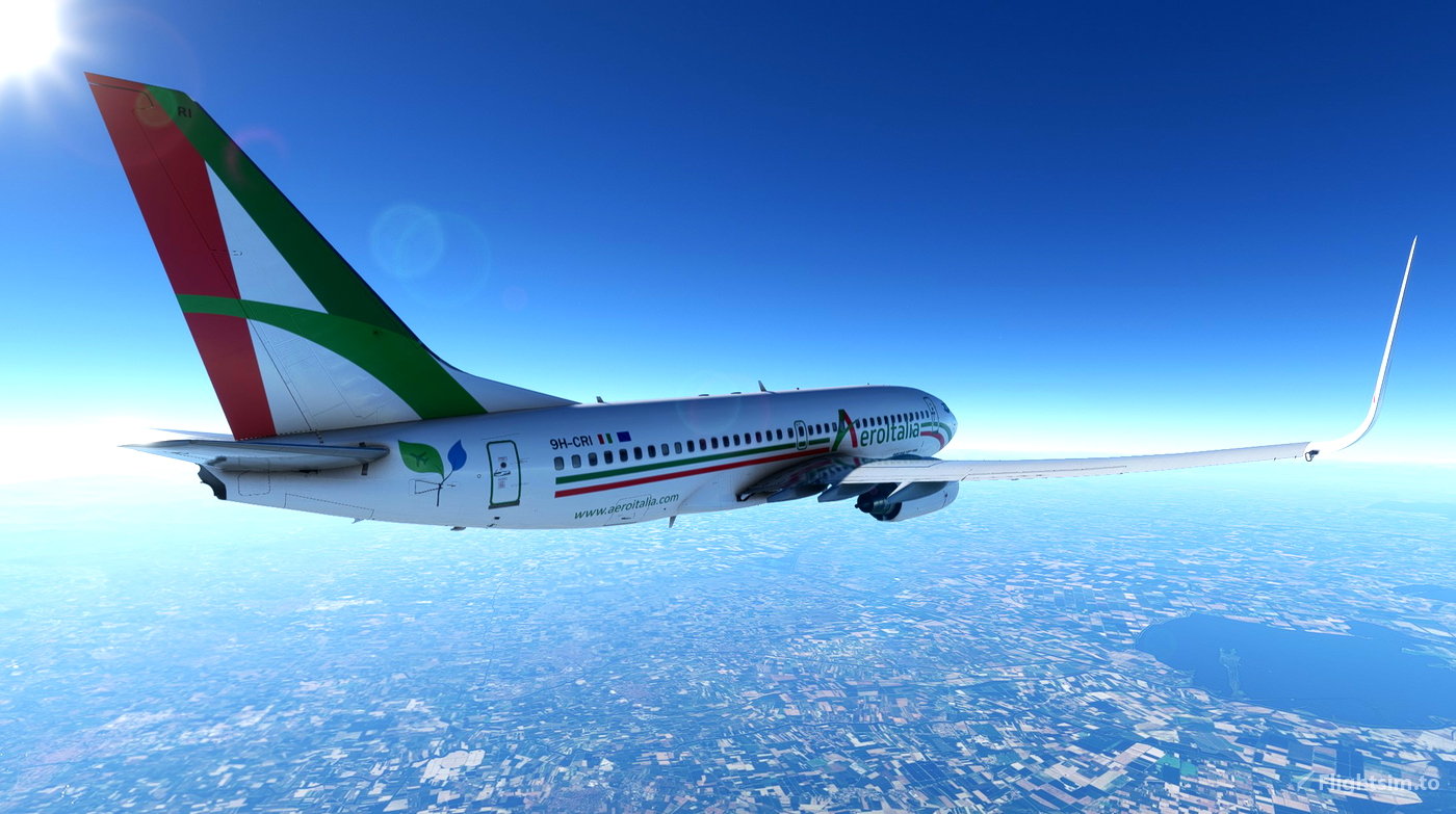 Aeroitalia (9H-CRI) w/Interiors & Eyebrow for Microsoft Flight ...