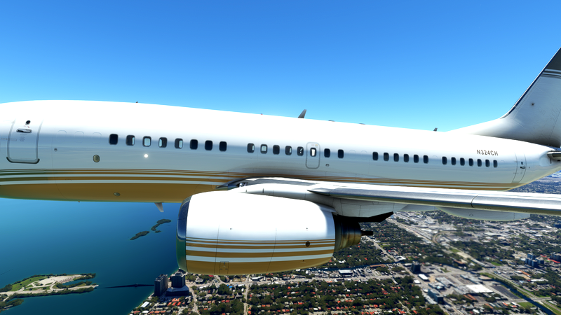 PMDG 737-700BBJ N324CH LLC for Microsoft Flight Simulator | MSFS