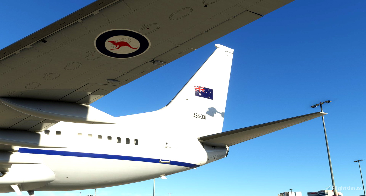 PMDG 737-700BBJ Royal Australian Air Force Flag Livery for Microsoft ...