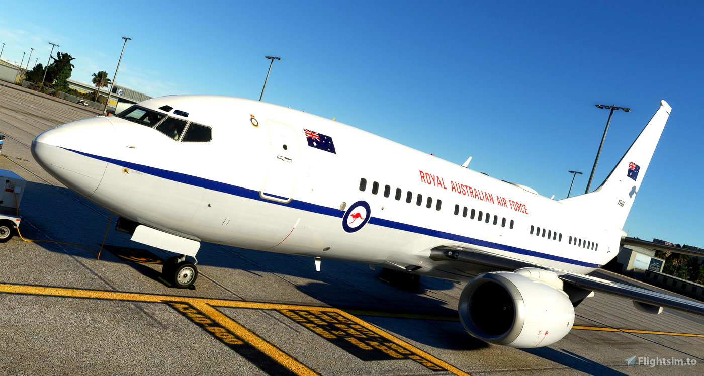 PMDG 737-700BBJ Royal Australian Air Force Flag Livery for Microsoft ...