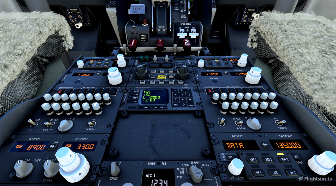 PMDG 737-800 4K Cockpit Wear Textures for Microsoft Flight Simulator | MSFS