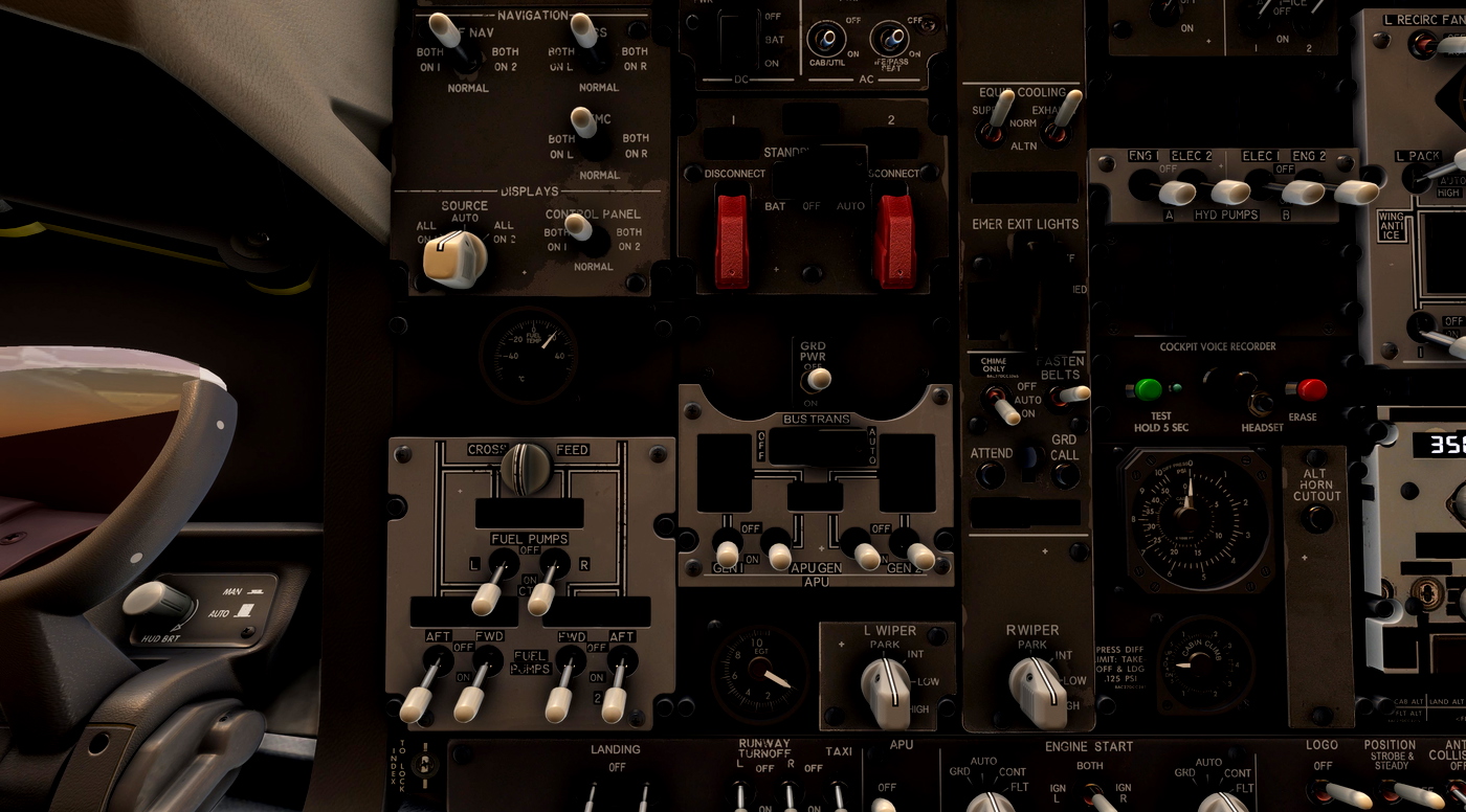 PMDG 737-800 4K Cockpit Wear Textures for Microsoft Flight Simulator | MSFS