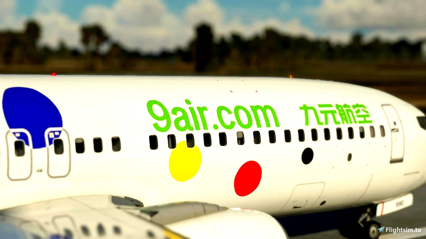 PMDG 737-800 9 Air 九元航空 - (B-1719/B-6990/B-7113) 4K/8K for Microsoft ...