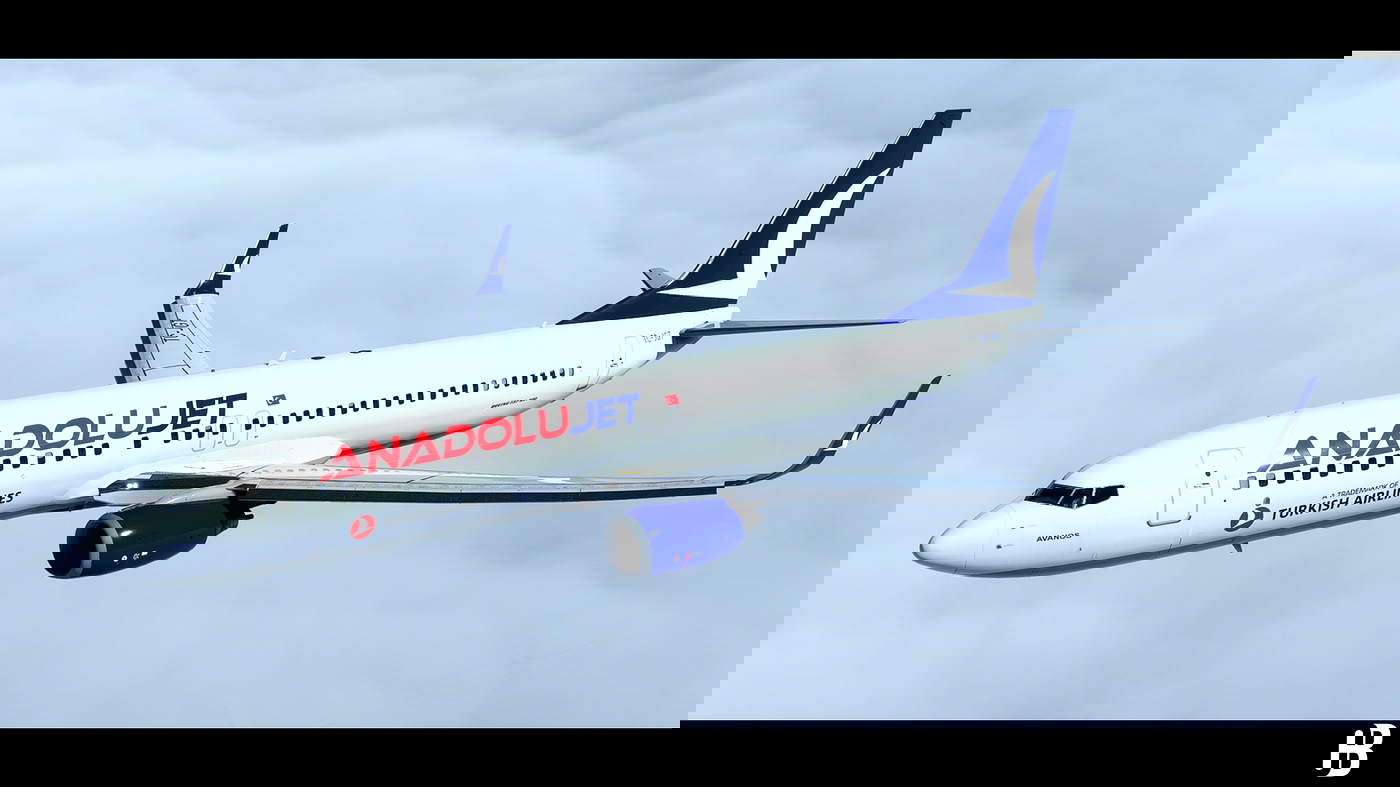 PMDG 737-800 AnadoluJet TC-JGT for Microsoft Flight Simulator | MSFS