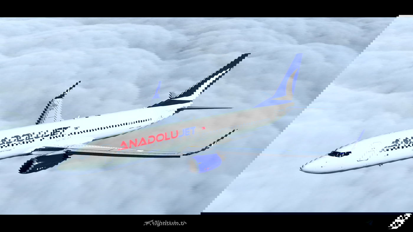 PMDG 737-800 AnadoluJet TC-SBV for Microsoft Flight Simulator | MSFS