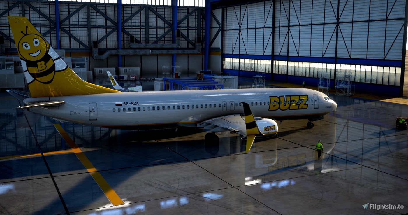 PMDG 737-800 Buzz (SP-RZA) Fictional for Microsoft Flight Simulator | MSFS