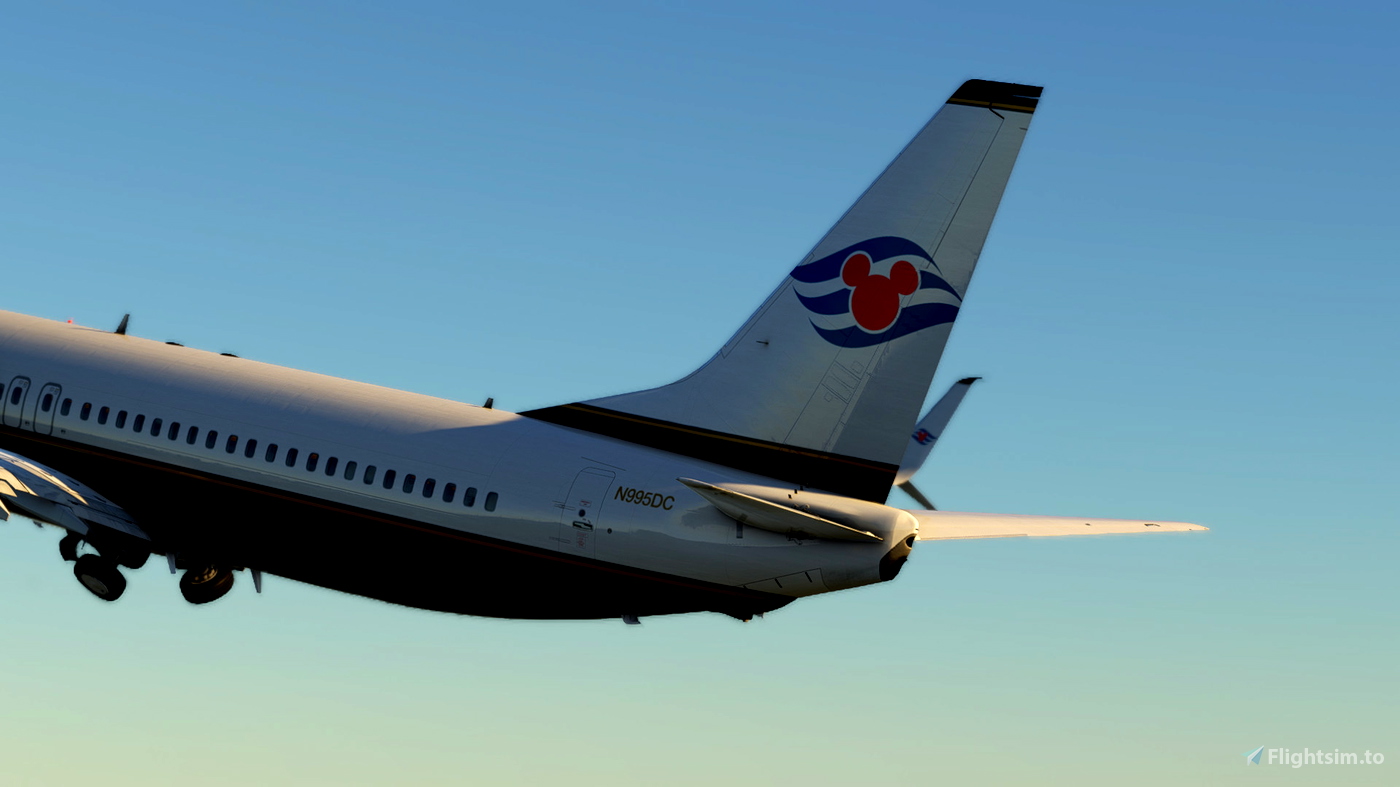 PMDG 737-800 Disney Cruise Line N995DC (Fictional) for Microsoft Flight ...
