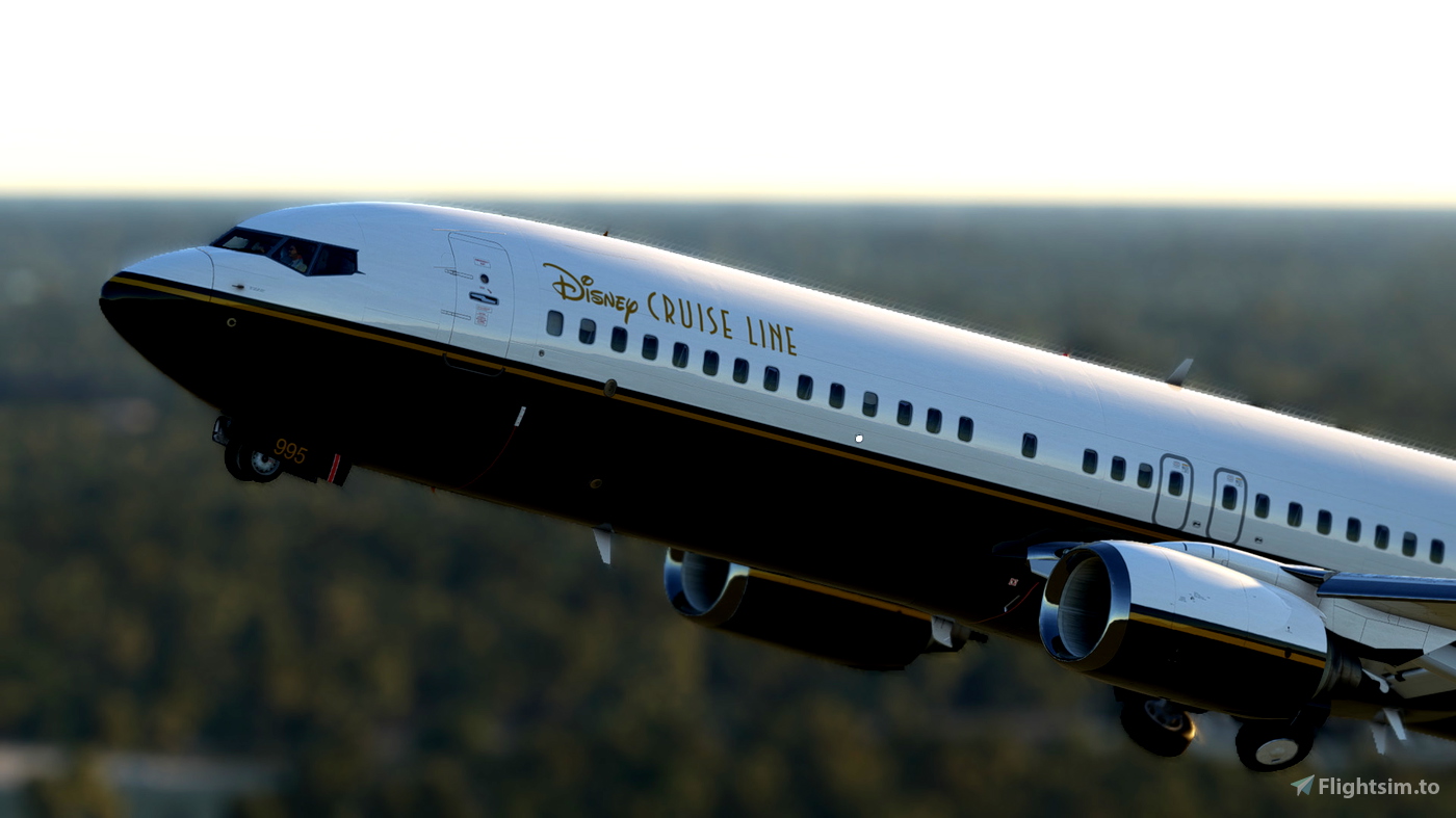 PMDG 737-800 Disney Cruise Line N995DC (Fictional) for Microsoft Flight ...