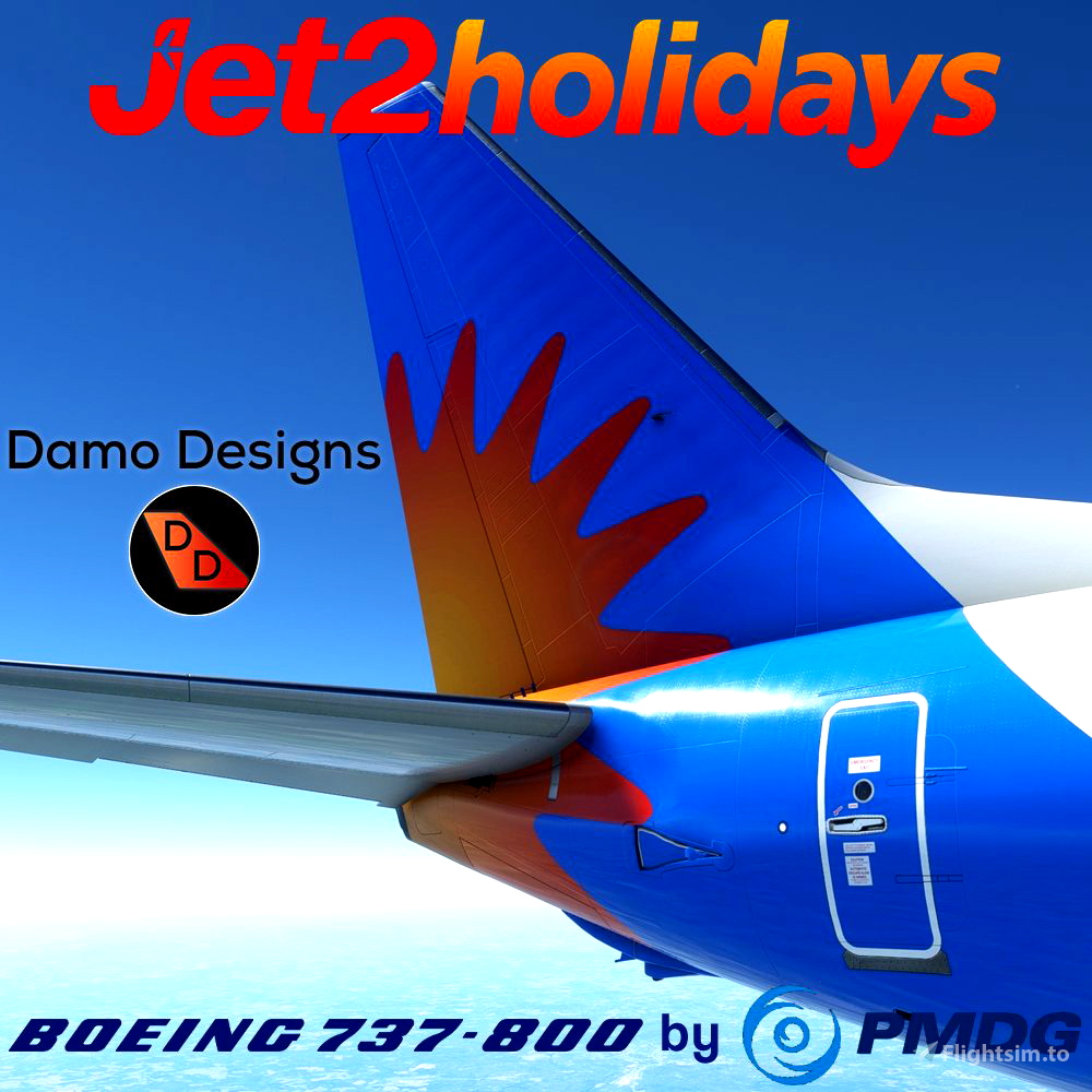 PMDG 737-800 Jet2Holidays Livery Pack for Microsoft Flight Simulator | MSFS